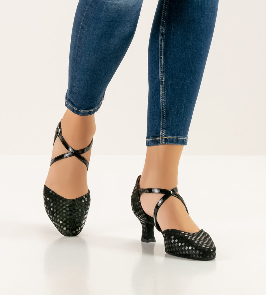 Navy T Strap Dancing Shoes